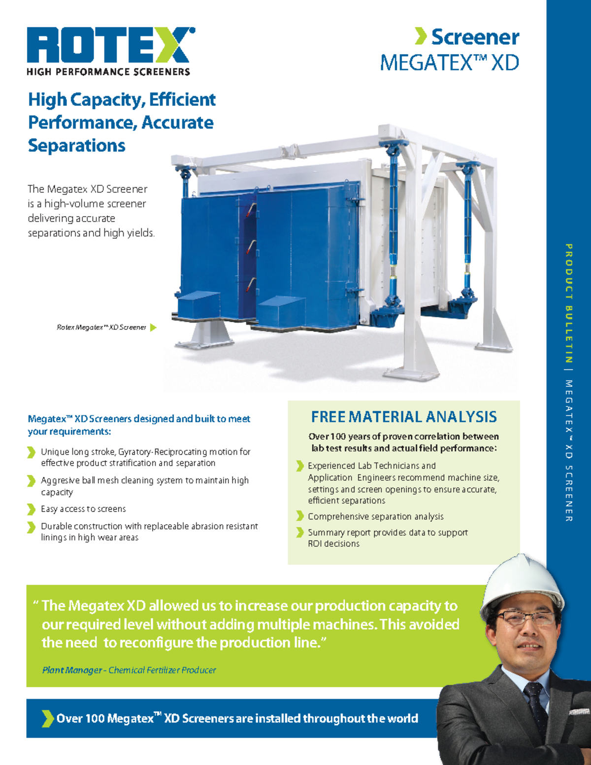 Megatex brochure - Screener XD High Capacity, Efficient Performance ...