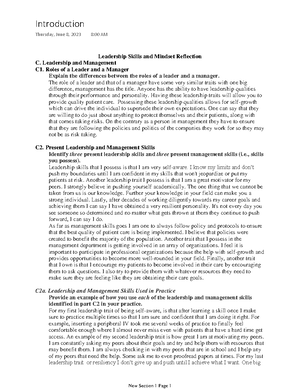 D268 Task 2 Template - Kristeena Johnson October 16, 2022 D268 ...