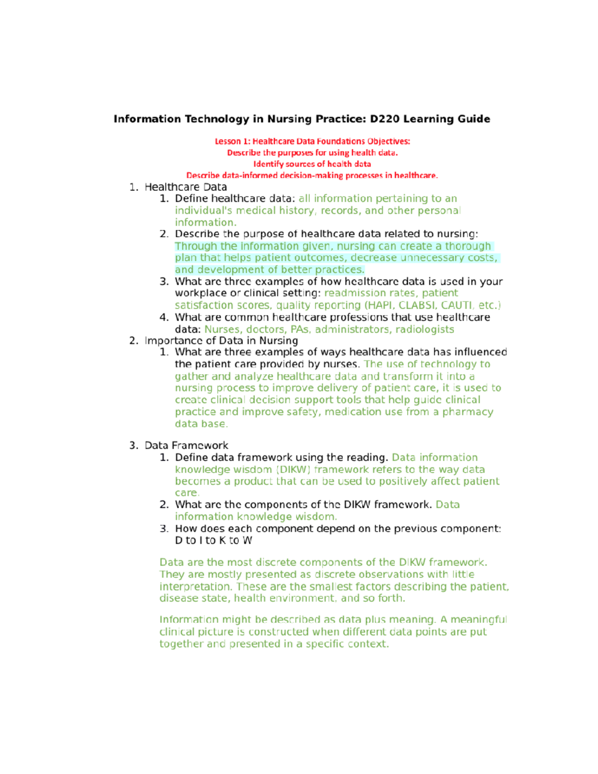 Remediation 2nd attempt - D029 - WGU - Studocu