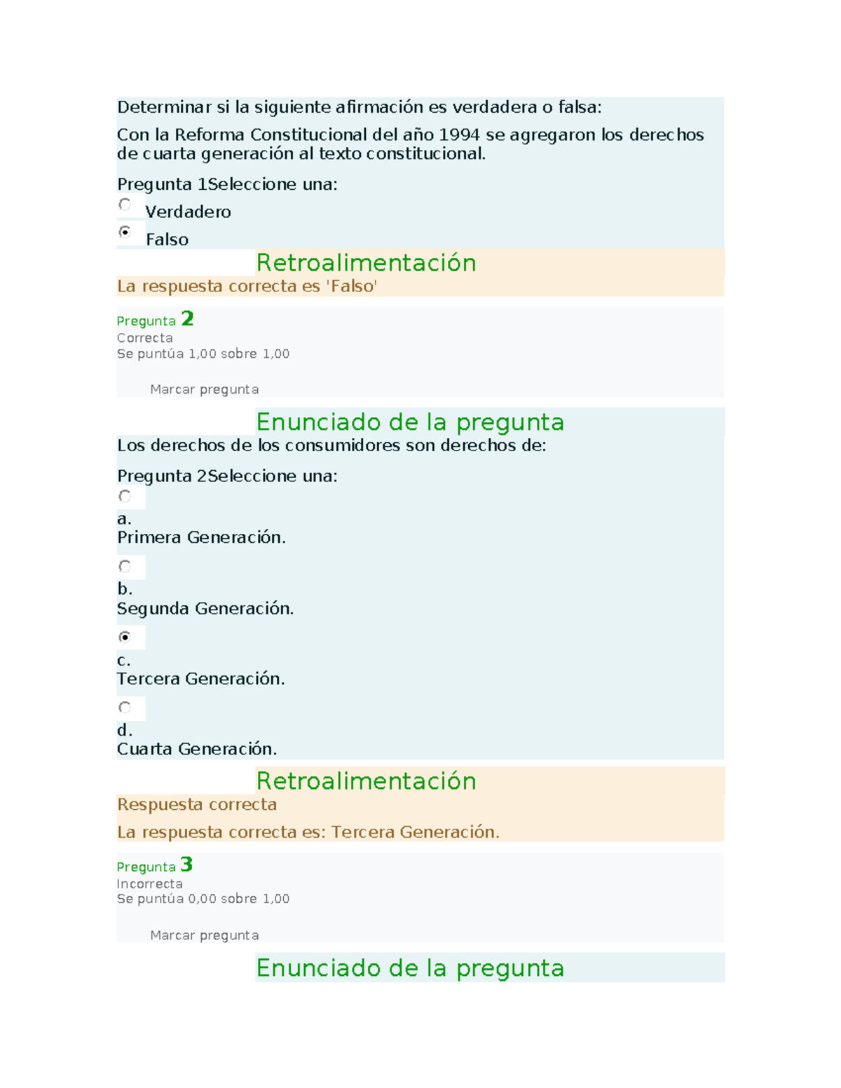 Determinar si la siguiente afirmación es verdadera o falsa - Pregunta ...