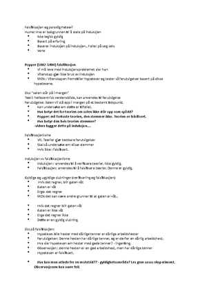 Sammendrag f10 - Notater om handlinger og tanker - Sammendrag f 1 ...