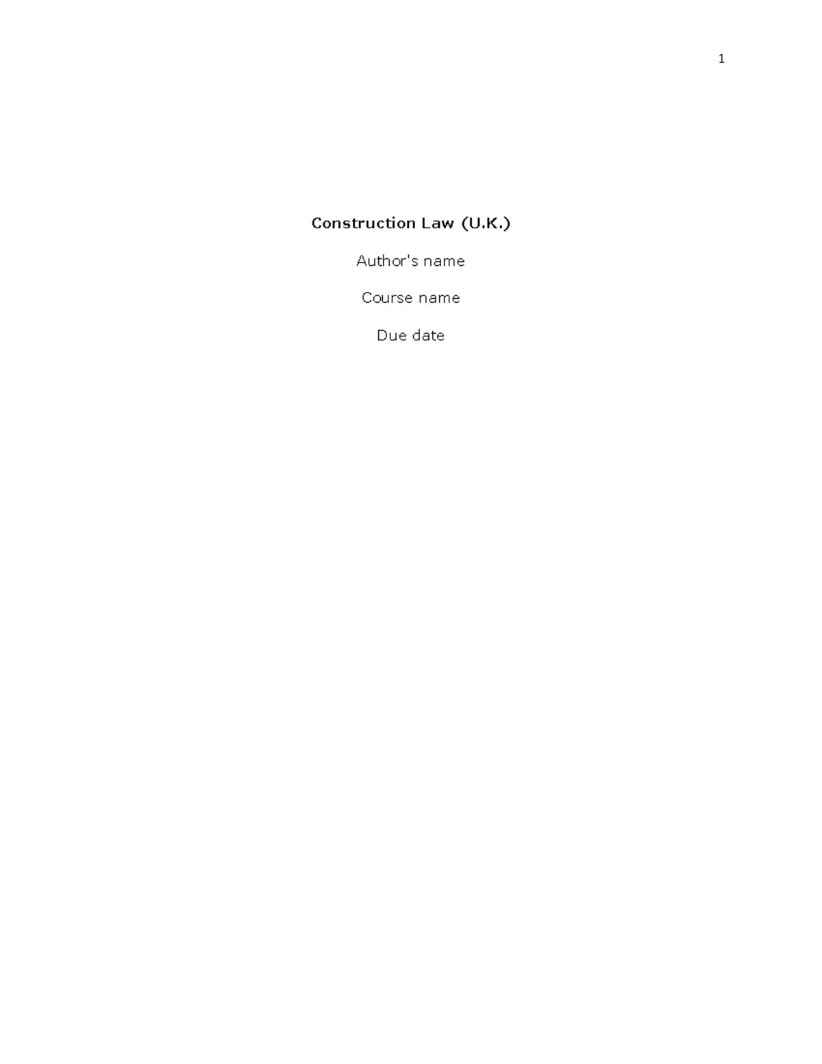 82728305 Construction Law UK Contract Administration - Construction Law ...