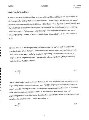 Sample lab 3 - Lab report for concrete mix design - Lab Report N ...