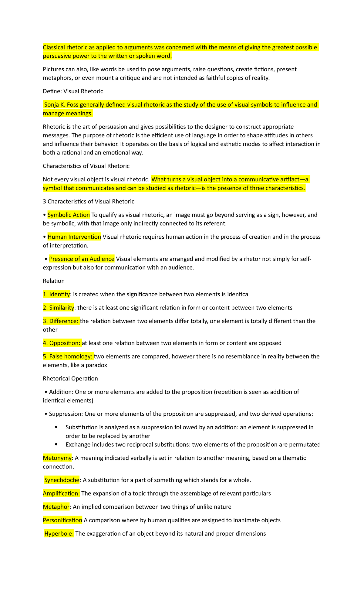 Visual Rhetoric Script - Classical rhetoric as applied to arguments was ...