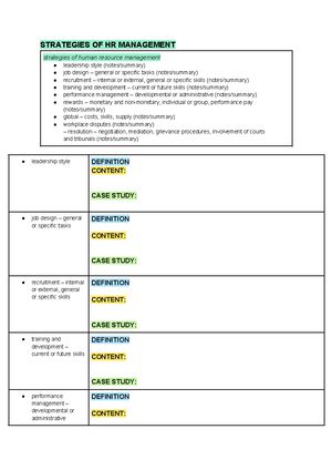 ROLE OF HR Management - HR notes - ROLE OF HR MANAGEMENT role of human ...