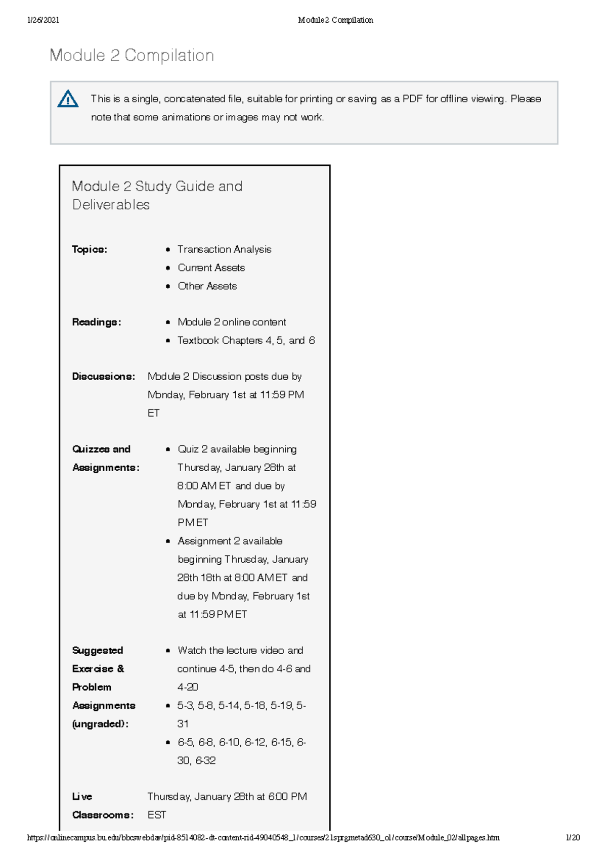 Module 2 Compilation - Lecture notes 2 - Module 2 Compilation This is a ...
