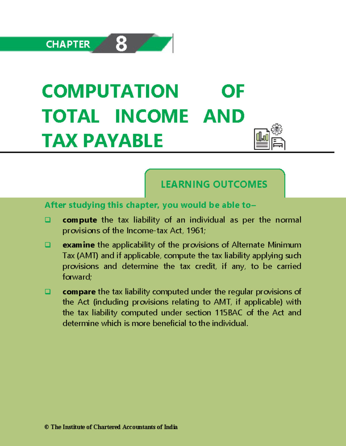 71146 bos57143-cp8 - study mat. - LEARNING OUTCOMES COMPUTATION OF ...
