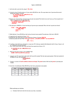 Topic 7 Exercises on EBIT-EPS Analysis - CAPITAL STRUCTURE (EBIT-EPS ANALYSIS) QUESTION 1 FQ ...