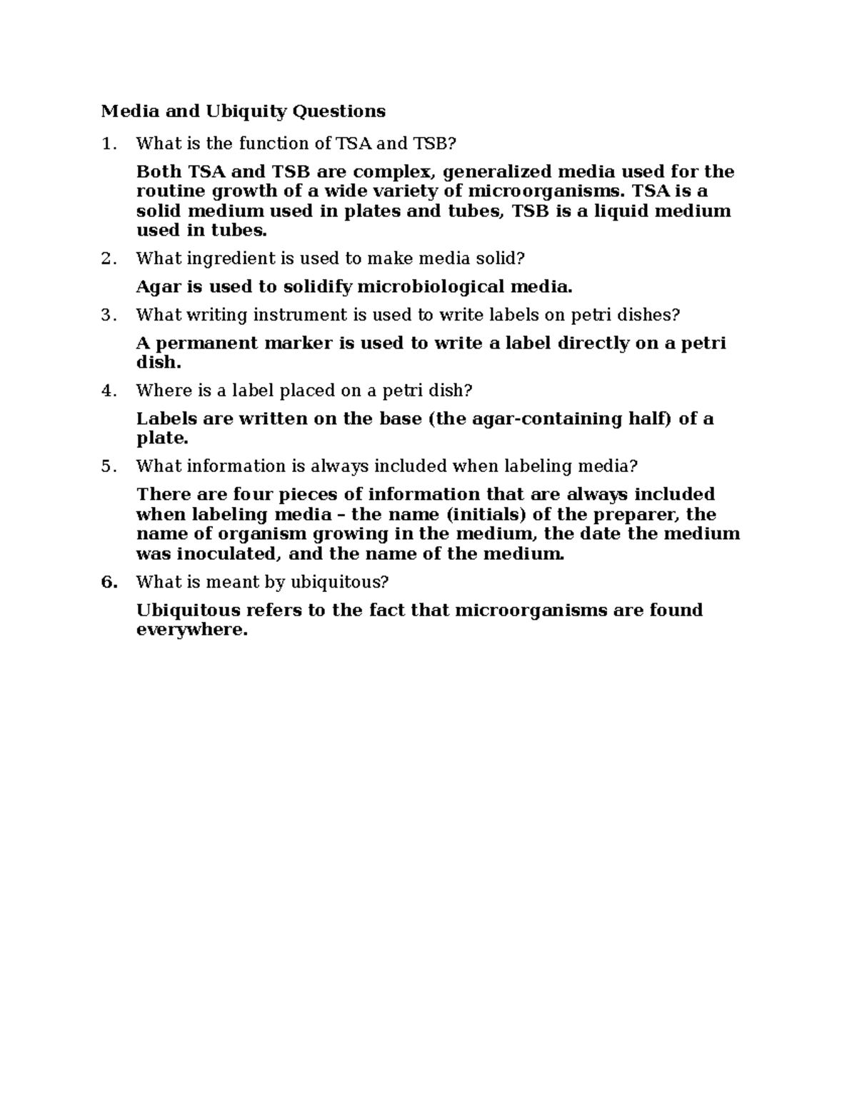 Example Answers to Media and Ubiquity Questions - Media and Ubiquity ...