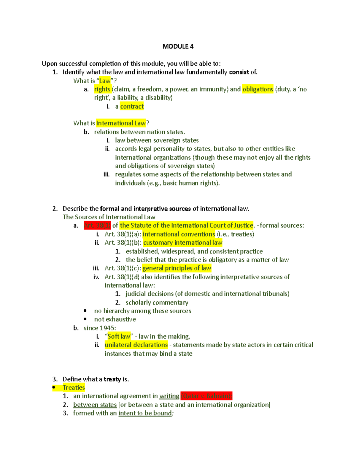Module 4 - IL - MODULE 4 Upon successful completion of this module, you ...