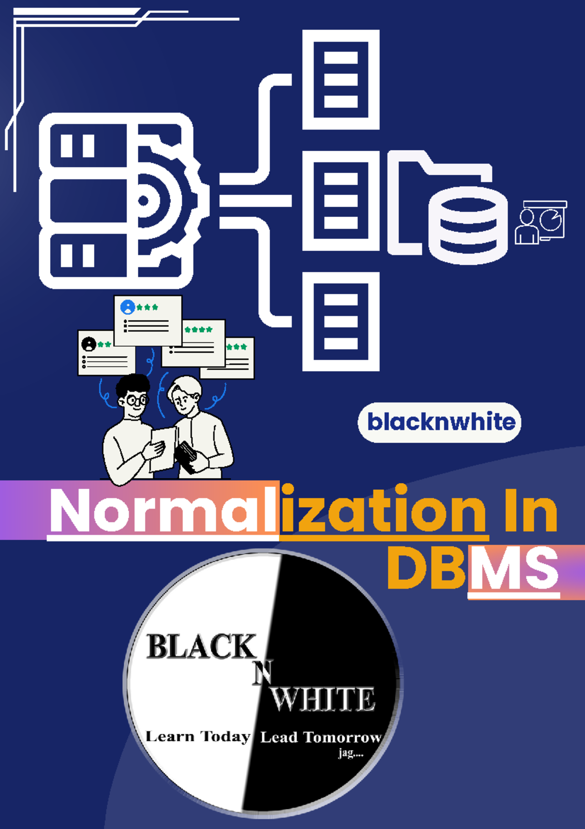 Normalization In DBMS - Normalization In DBMS blacknwhite ####### B L A ...