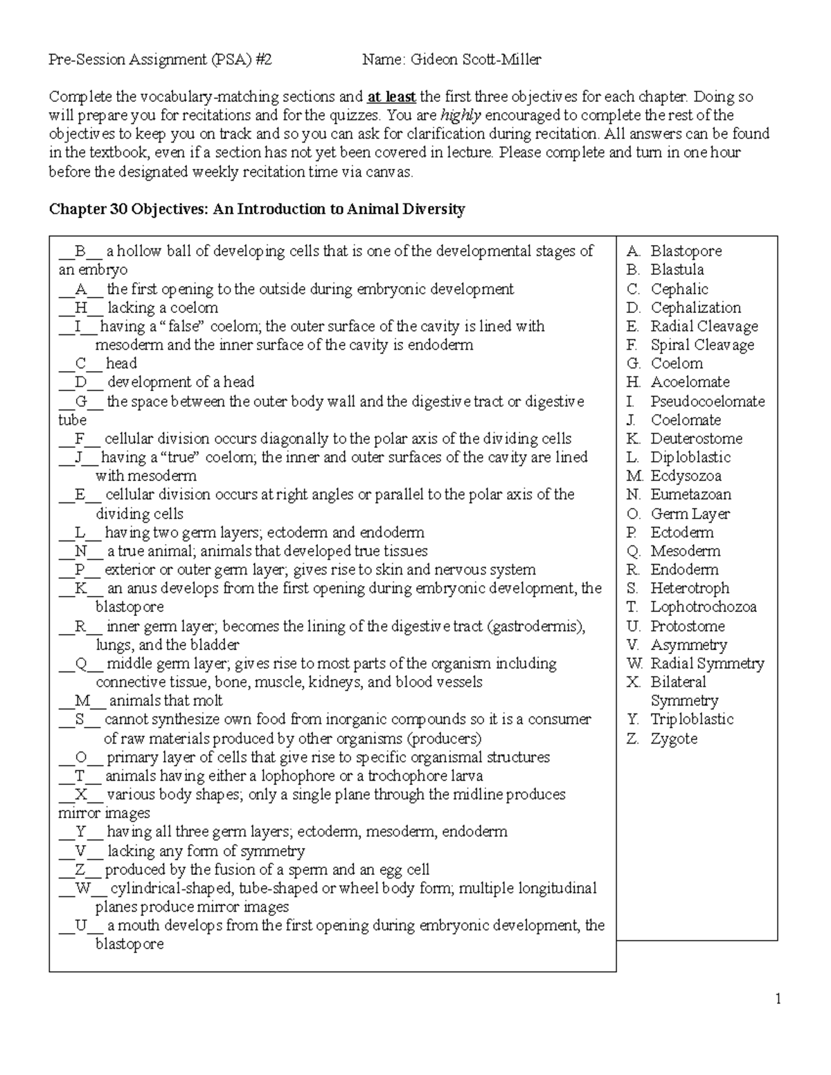 PSA+2+S21 - PSA 2 - Pre-Session Assignment (PSA) #2 Name: Gideon Scott ...