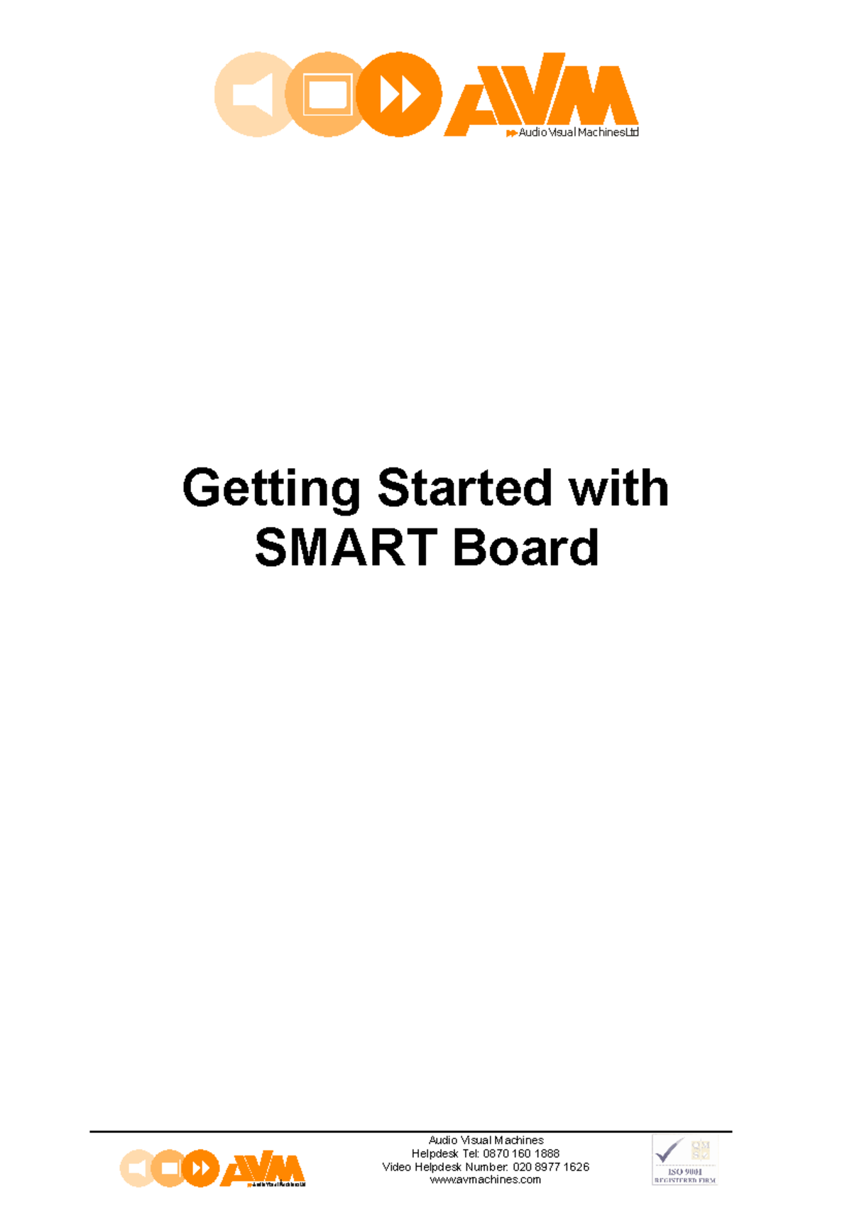 Smart Board getting started - Getting Started with SMART Board Audio Visual Machines Helpdesk ...