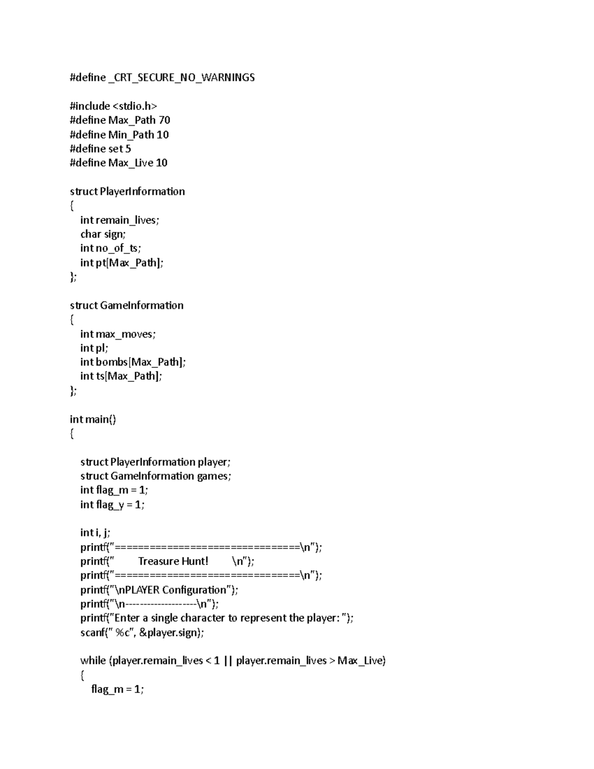 Workshop 5 Part 2 Define Crt Secure No Warnings Include Define