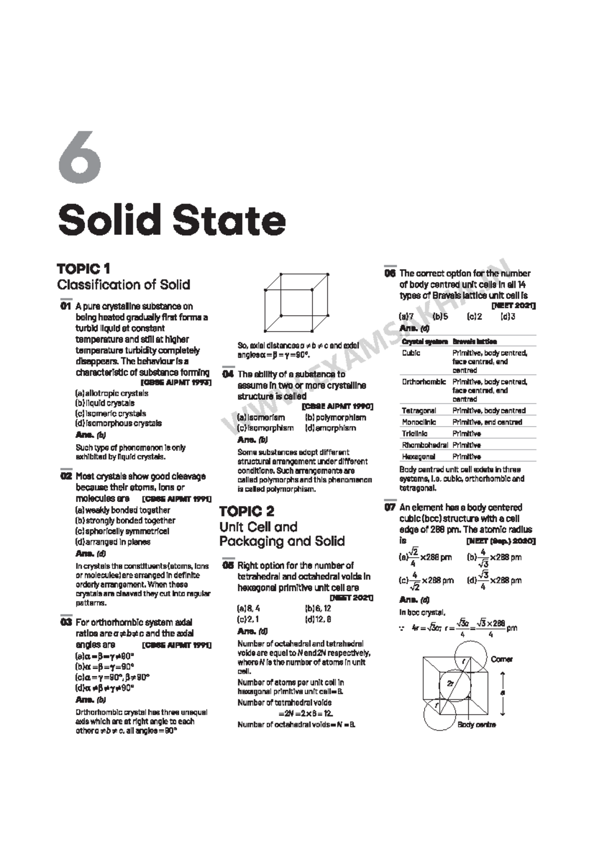 Solid state pyq - Bachelor science of mathne - Studocu