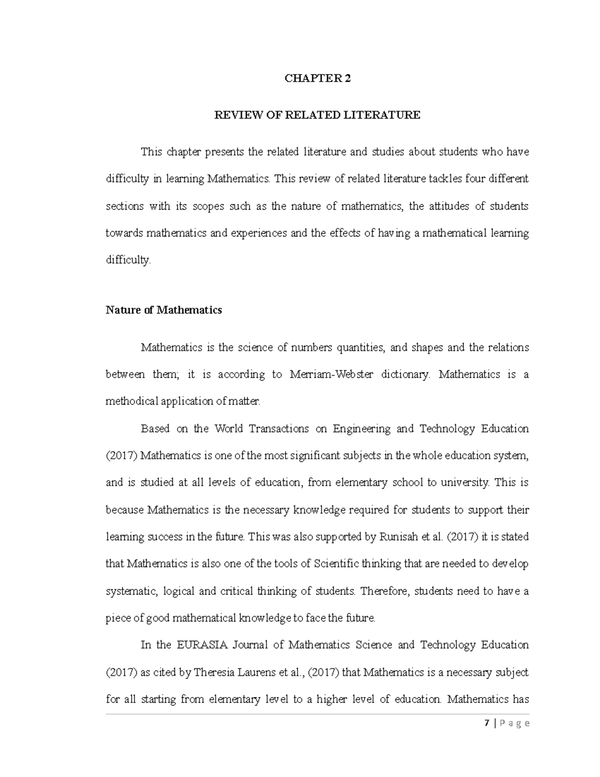 Chapter 2 - RRL - CHAPTER 2 REVIEW OF RELATED LITERATURE This chapter ...