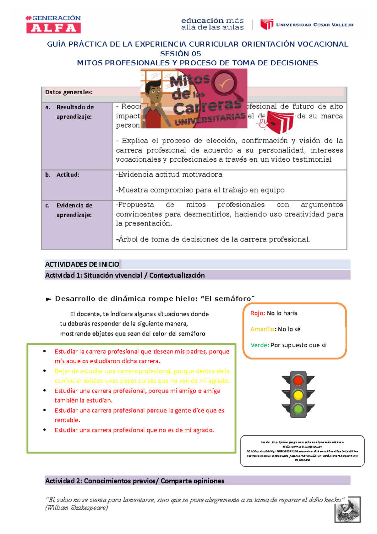 GUÍA Práctica- Sesión 5 - GUÍA PRÁCTICA DE LA EXPERIENCIA CURRICULAR ...