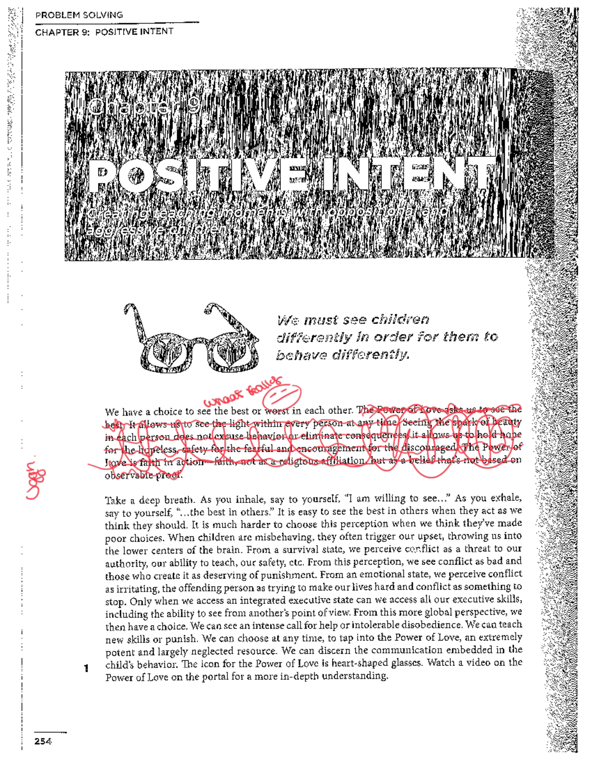 Conscious Discipline Ch 9-Positive Intent Feb 21 - EXC 4570 - Studocu