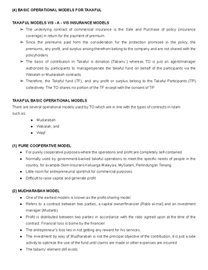General Principles of Takaful - GENERAL PRINCIPLES OF TAKAFUL ...