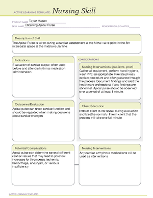 ATI template System Disorder respiratory failure - ACTIVE LEARNING ...