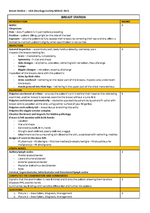 Prescribe station Mosce mark sheet for prescribing - Prescribing ...