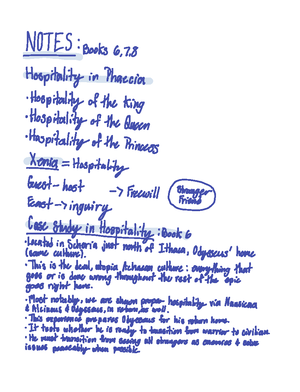 Journal Entry 24 Book 23 Odyssey - Book 23 The first thing I noticed ...