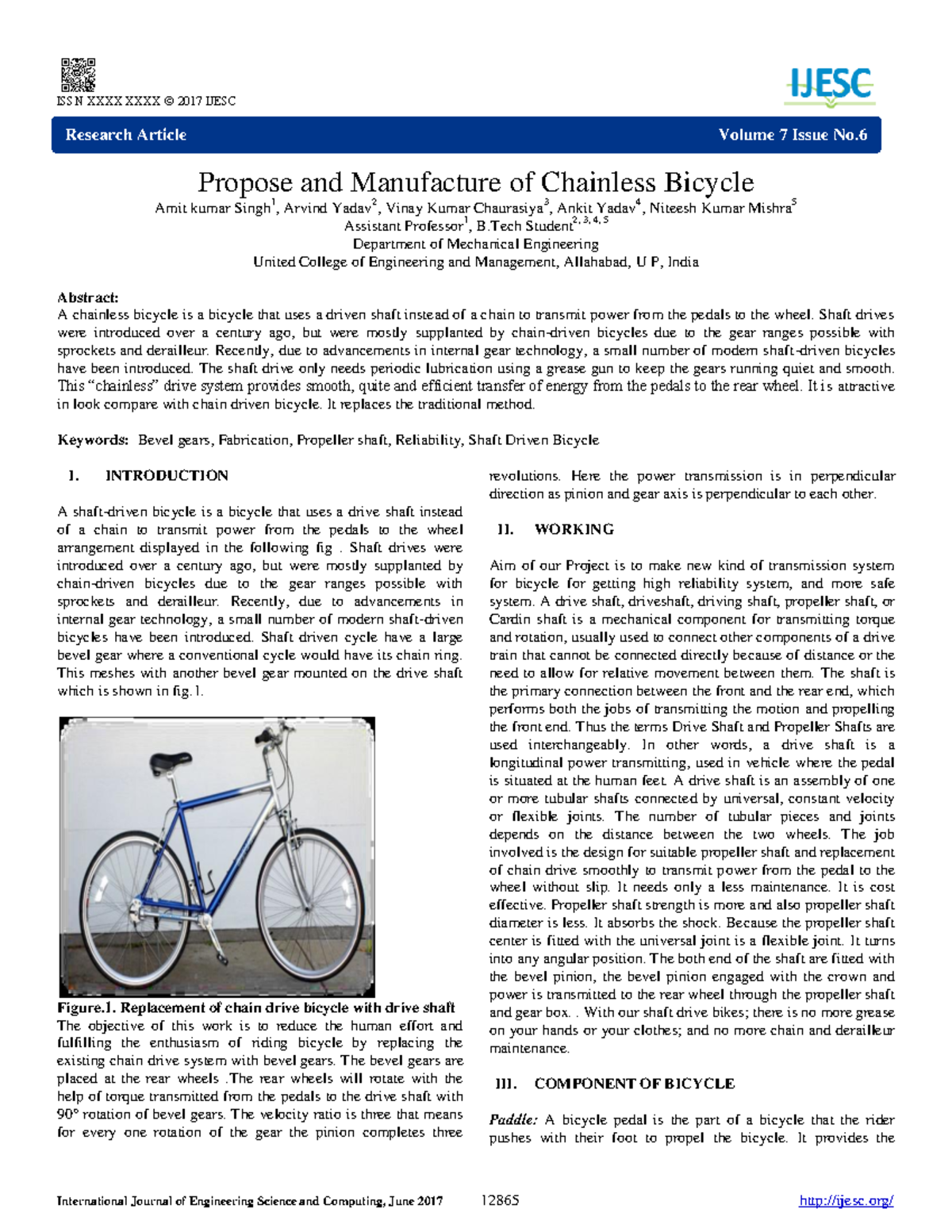 F463c107f53ad0f3b544aa5605eb48f0.Propose and Manufacture of Chainless ...