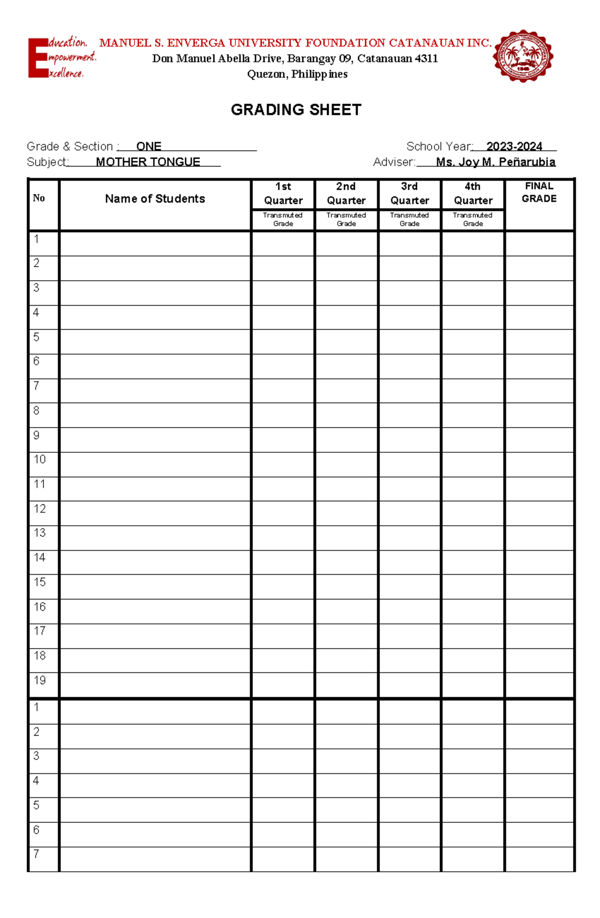 Inang-Wika - For reference - MANUEL S. ENVERGA UNIVERSITY FOUNDATION ...