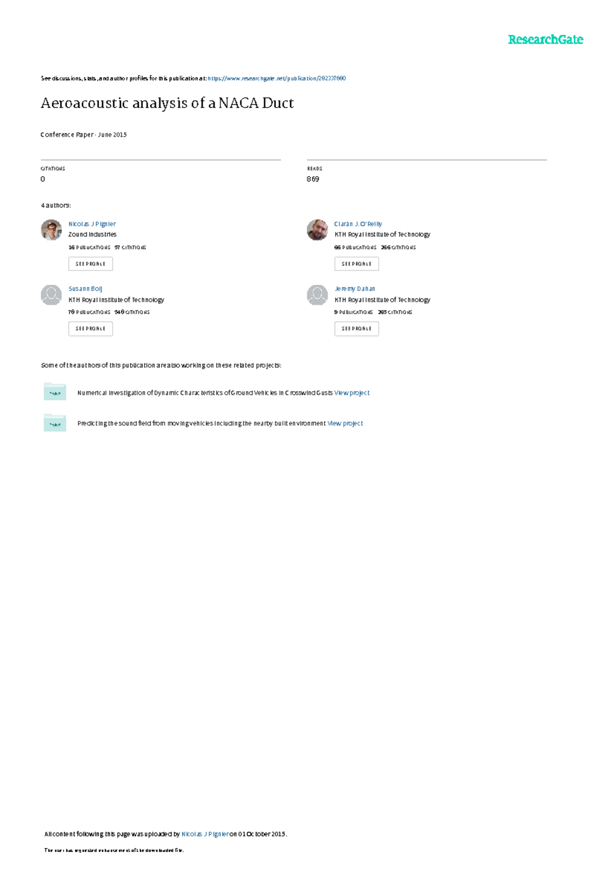Pignier 2015 euronoise - See discussions, stats, and author profiles ...