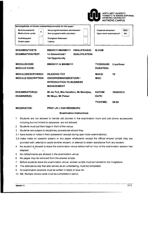 MOCK TEST 2 MTHS 129 - practice question paper from the year 2024 in ...