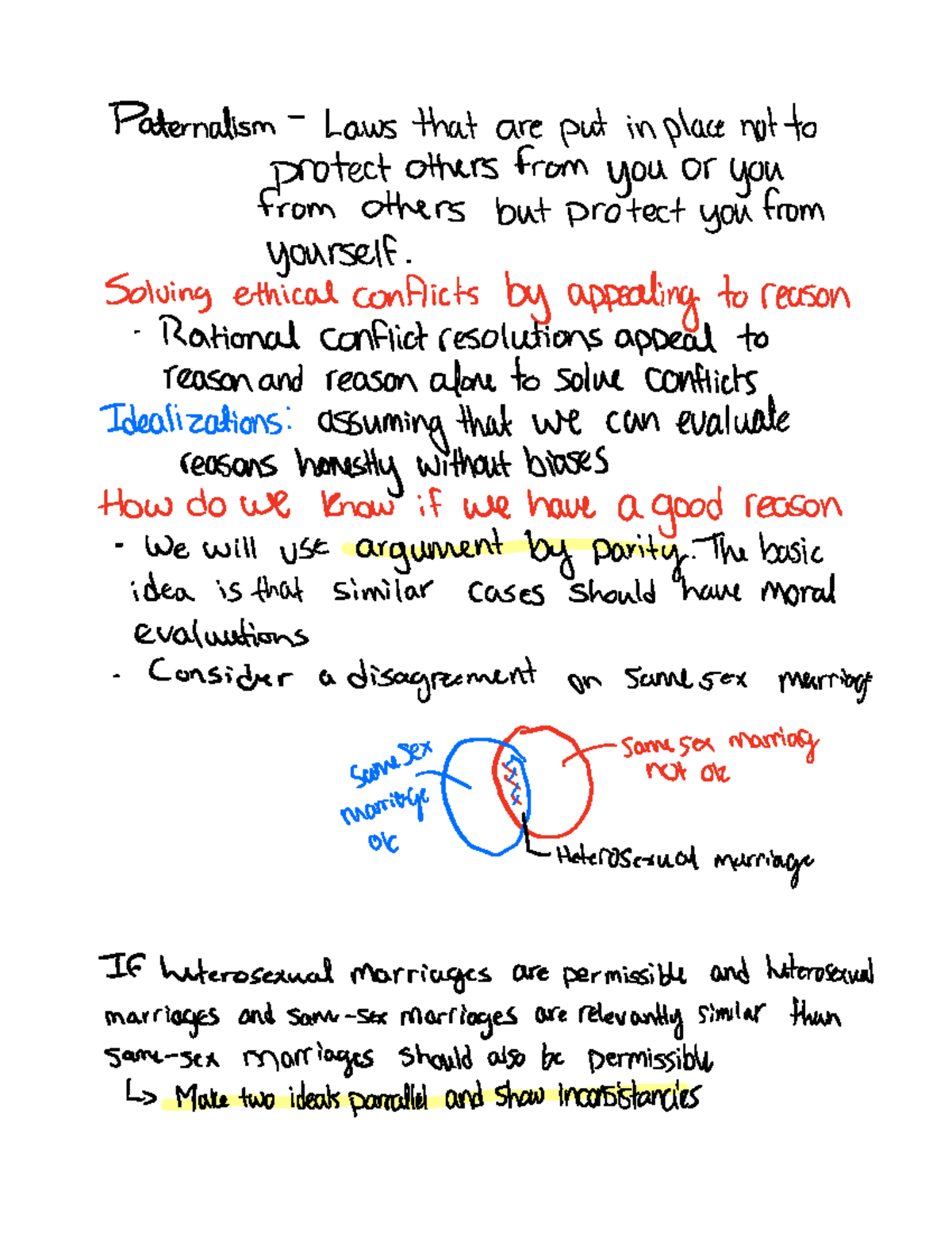 Lecture 6 - Professor Ho - Paternalism Laws that are put in place not ...
