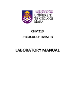 Experiment analytics - Analytical Chemistry - UiTM - Studocu
