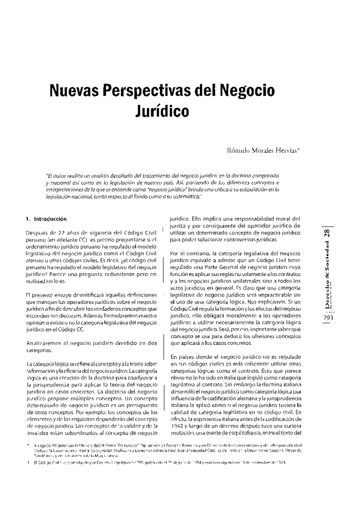Concepto de negocio romulo morales - Nuevas Perspectivas del Negocio ...