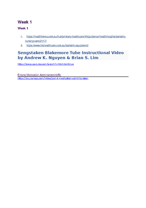 NRSG376 Ansat Final 2023 - FACULTY OF HEALTH SCIENCES Australian ...