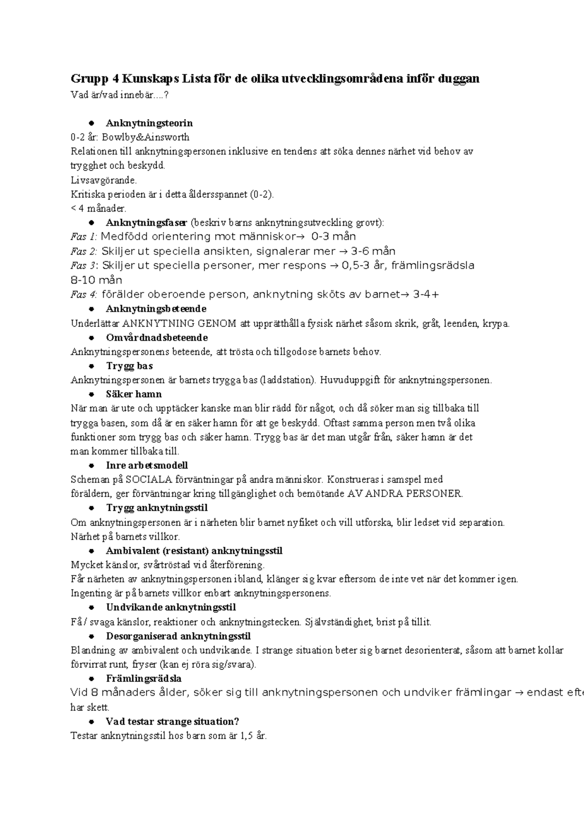 Termer grupp 4 vt24 - Grupp 4 Kunskaps Lista för de olika ...