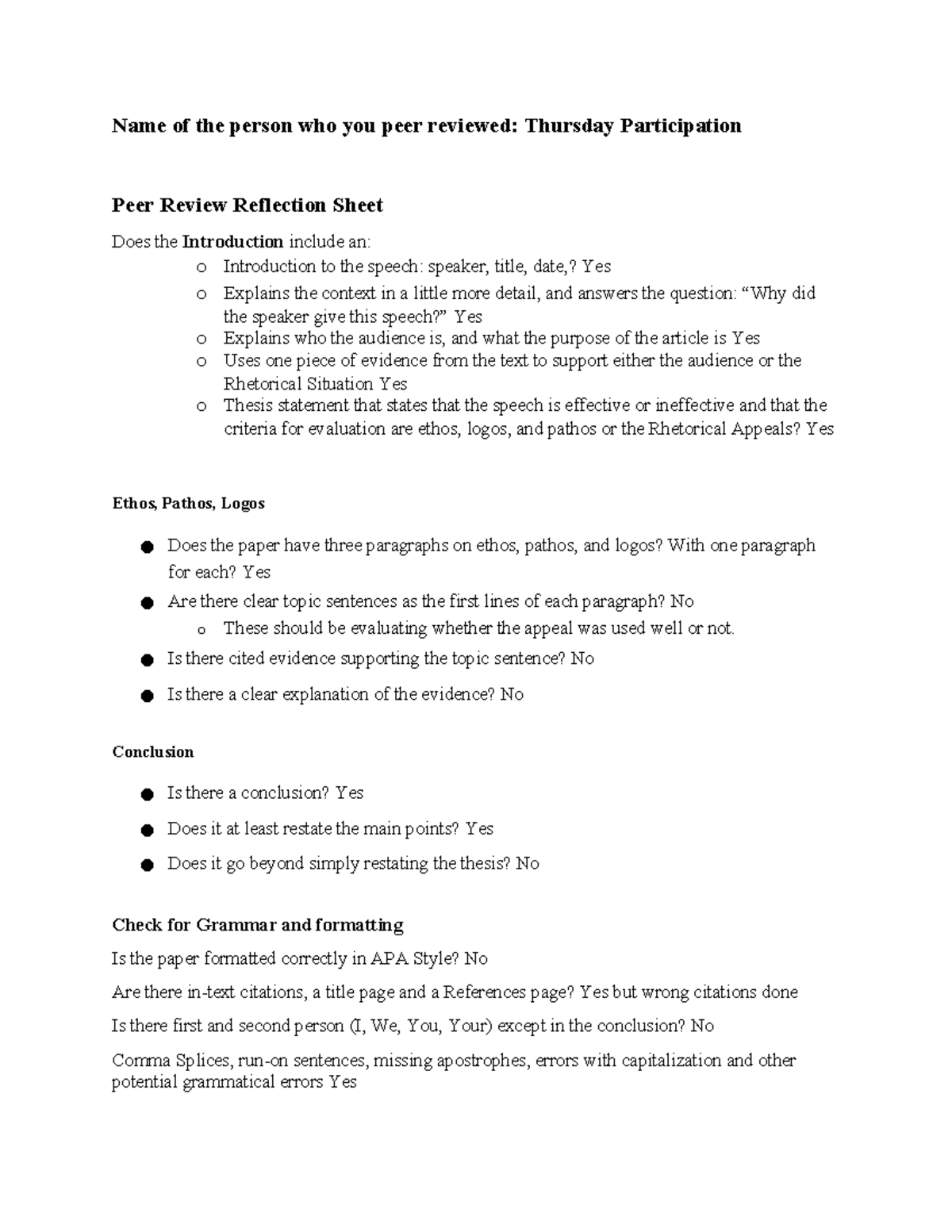 RA Peer Review Checklist-3 - Name of the person who you peer reviewed ...