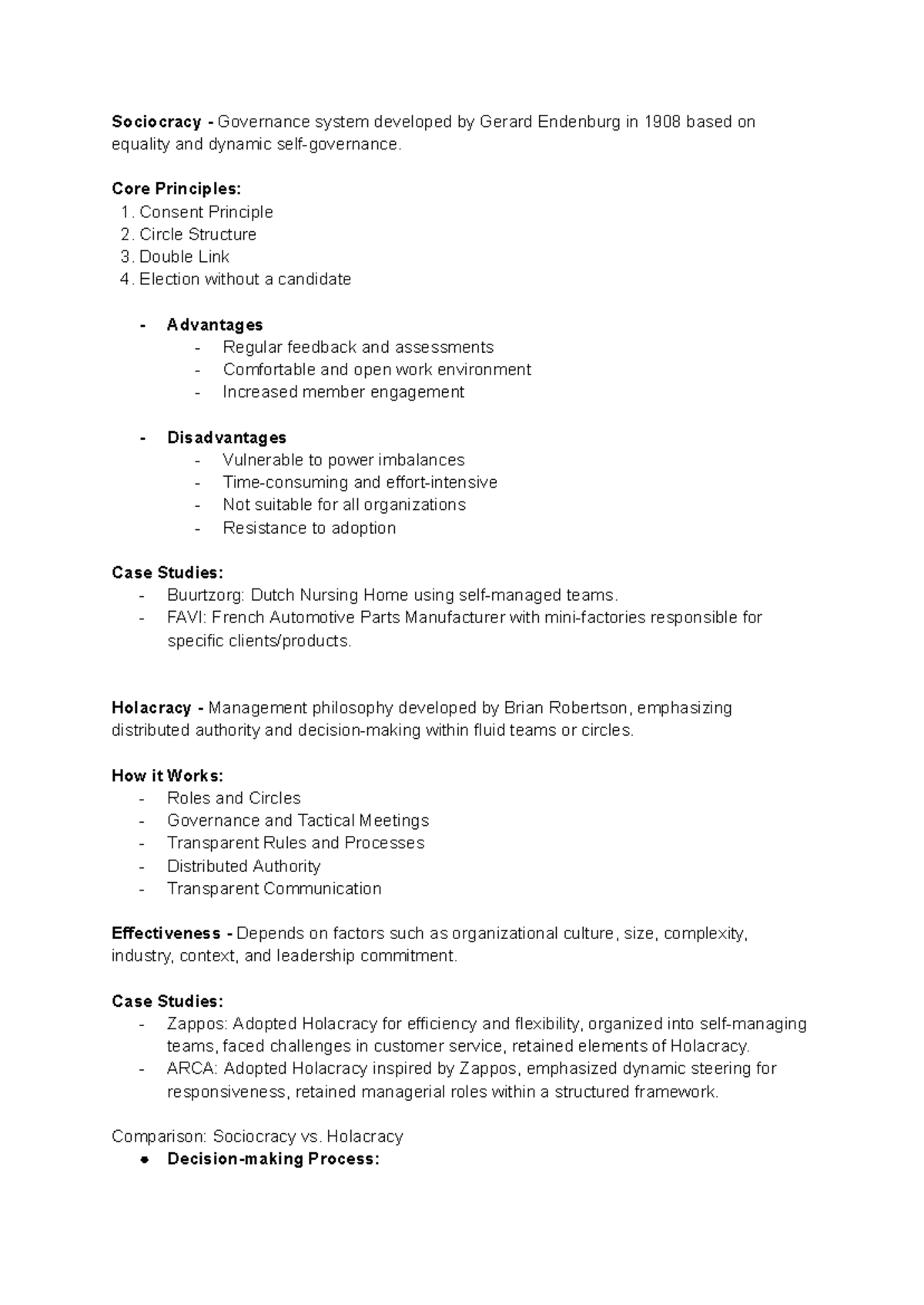 Reviewer for Leanova - Sociocracy - Governance system developed by ...
