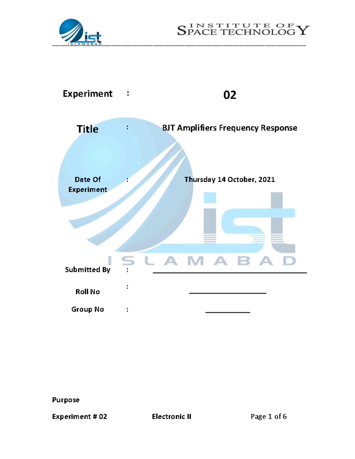 Electronics -II Lab 2 - These are the notes and practical performing ...
