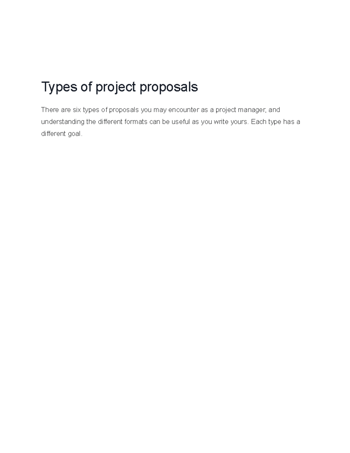 Types of project project proposals students can use - "Bachelor Of ...