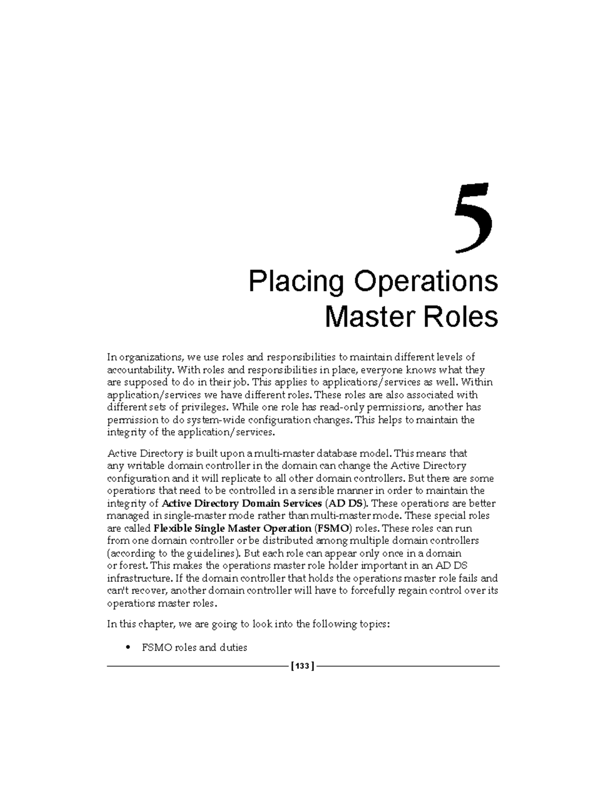 B05-Placing.Operations - 5 Placing Operations Master Roles In ...