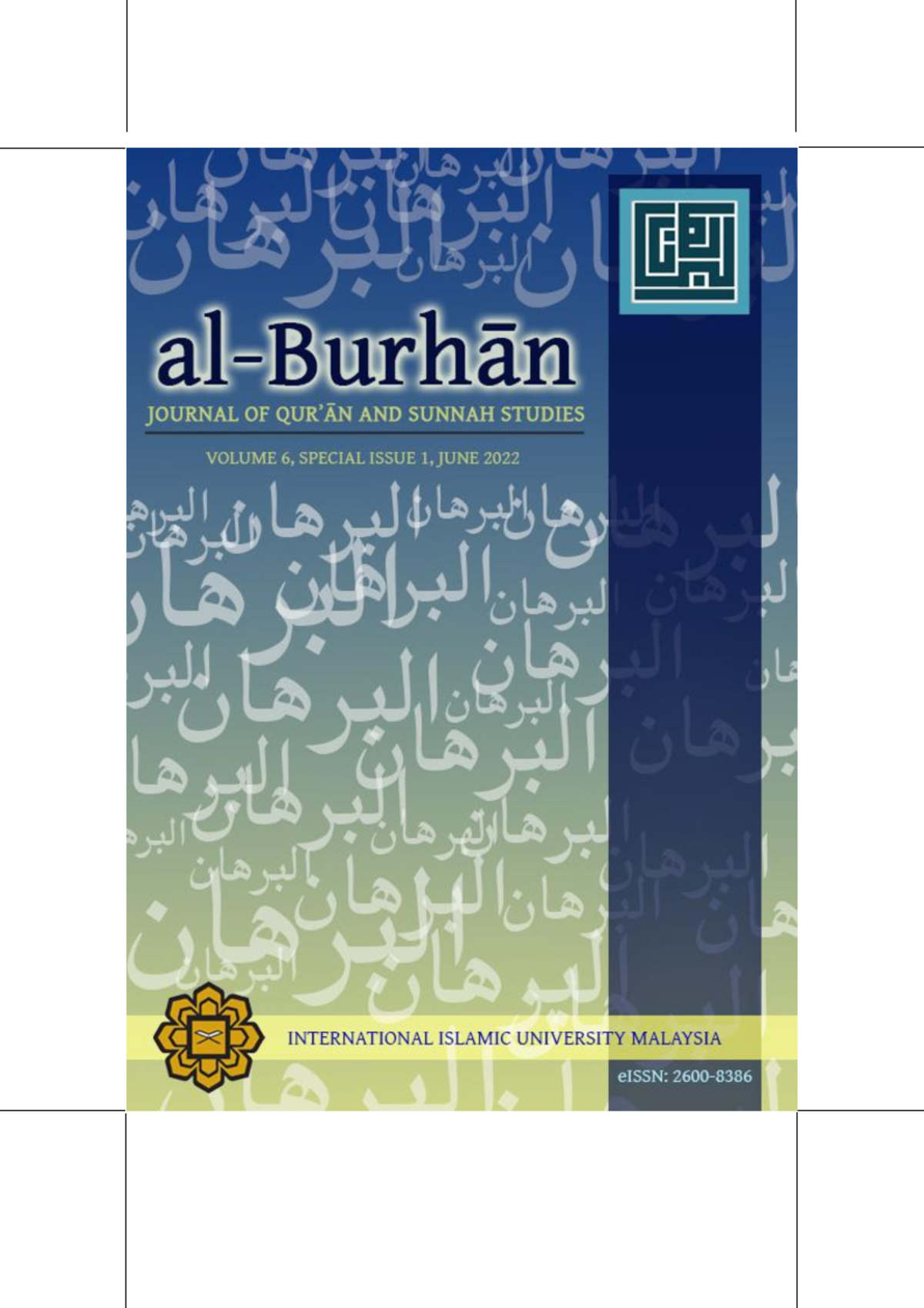 001+Musfirah - assigment - al-Burhān Journal of Qurʾān and Sunnah ...