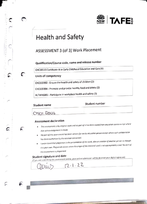 [Solved] briefly explain what is the purpose of the National Quality - Certificate III Early ...