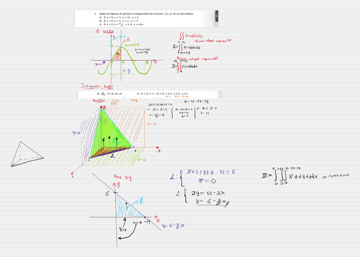 Clase 9 Cálculo II - Ejercicios resueltos - Calculo II - Studocu