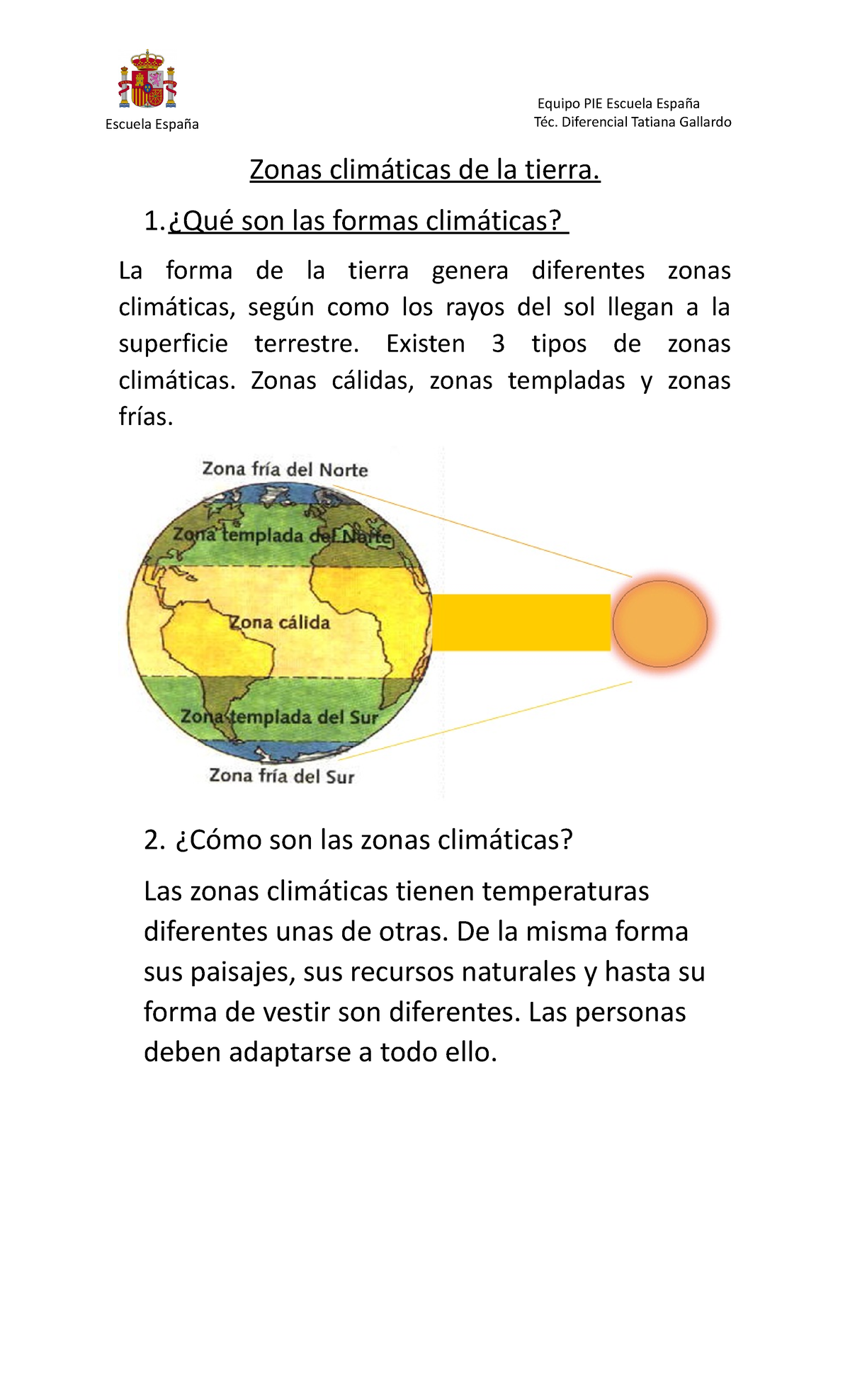 Guia zonas climaticas - Téc. Diferencial Tatiana Gallardo Zonas ...