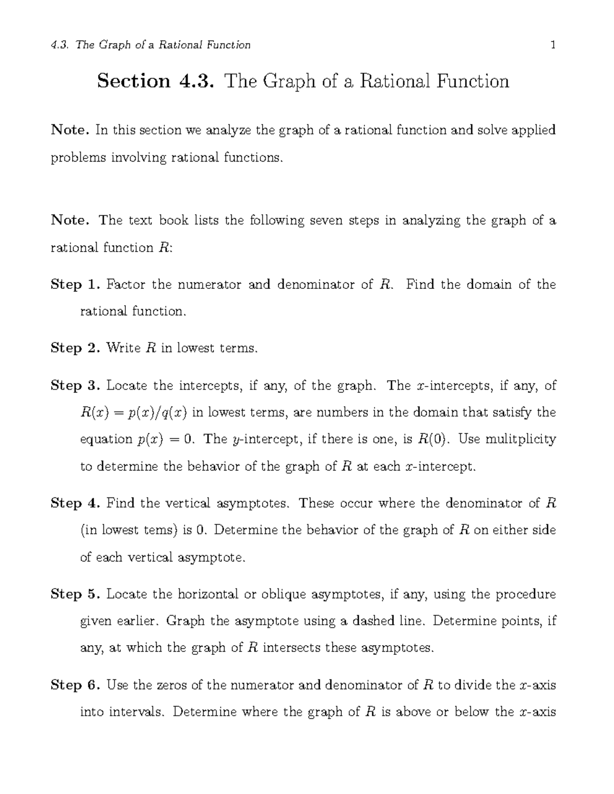 The Graph Of A Rational Function The Graph Of A Rational Function the-graph-of-a-rational-function-the-graph-of-a-rational-function