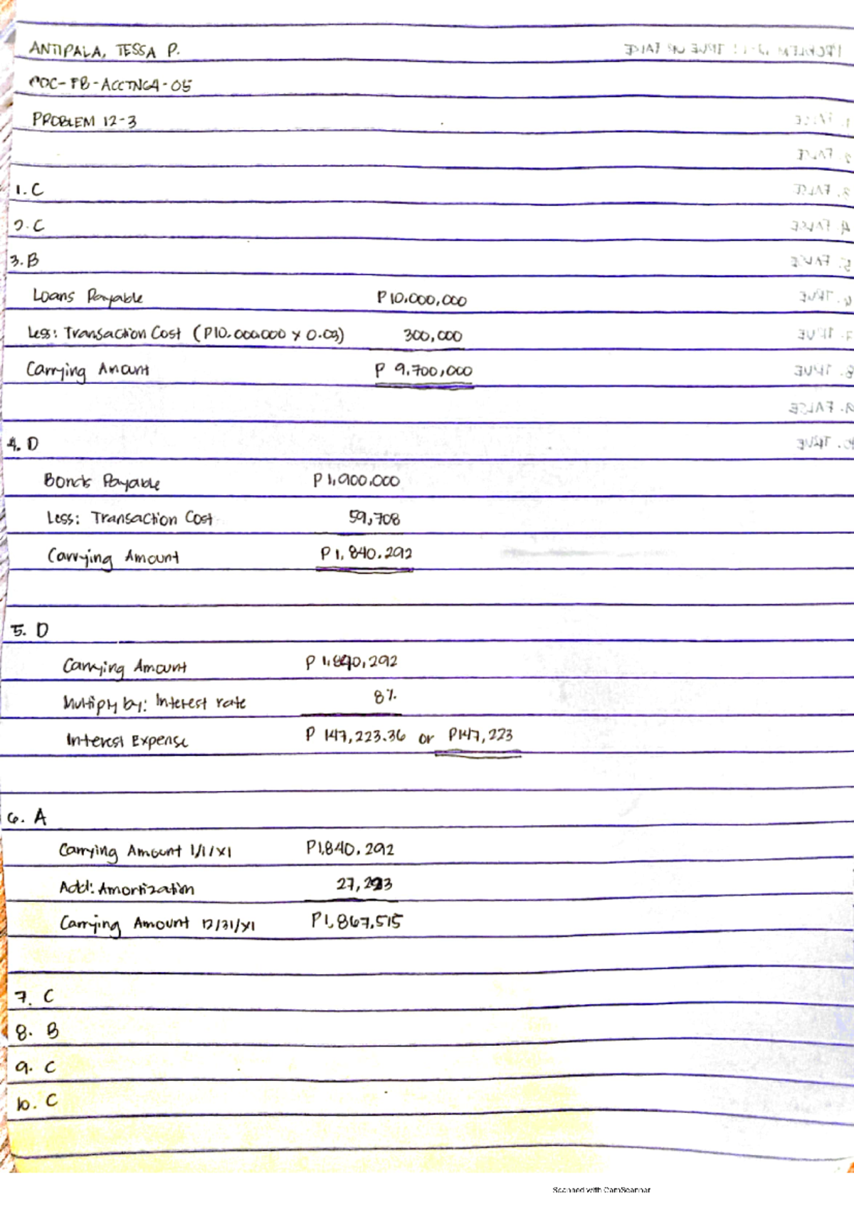 ACC 111 Antipala - ACC 111 - Accountancy - Studocu