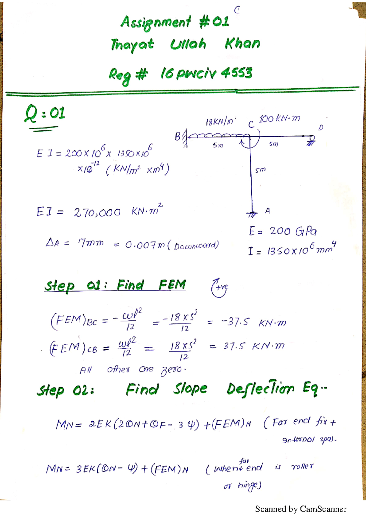 Inayat 16 Pwciv 4553 Assignment 01-1 - Civil Engineering Materials - Studocu