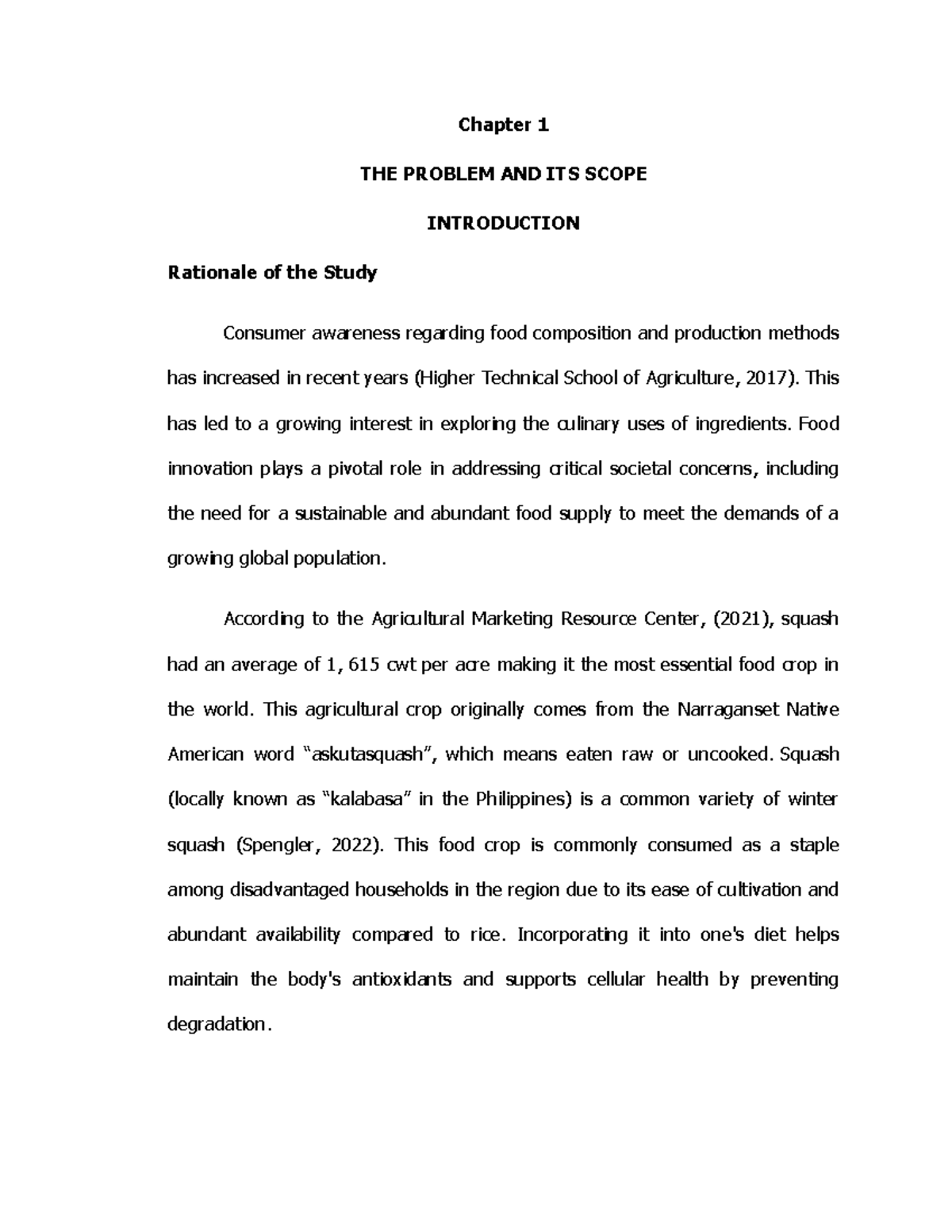 The Problem and its Scope edited edited - Chapter 1 THE PROBLEM AND ITS ...