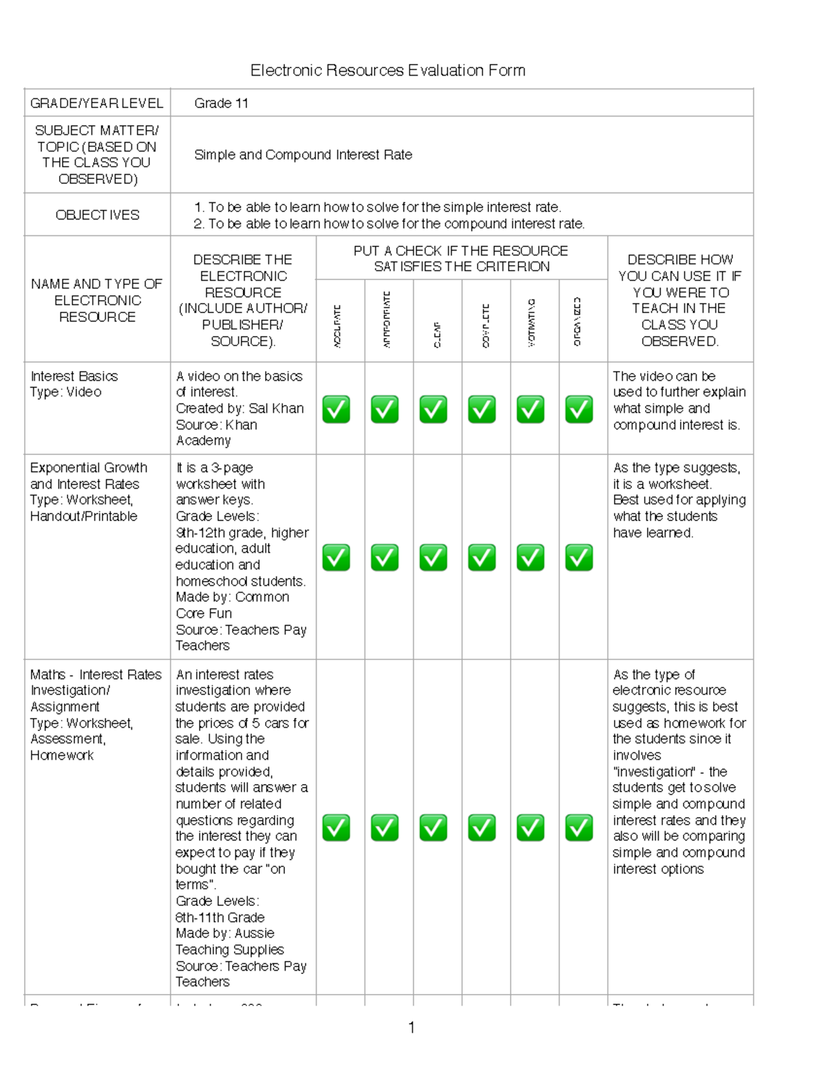 327520779 Electronic Resources Evaluation Form - Electronic Resources ...