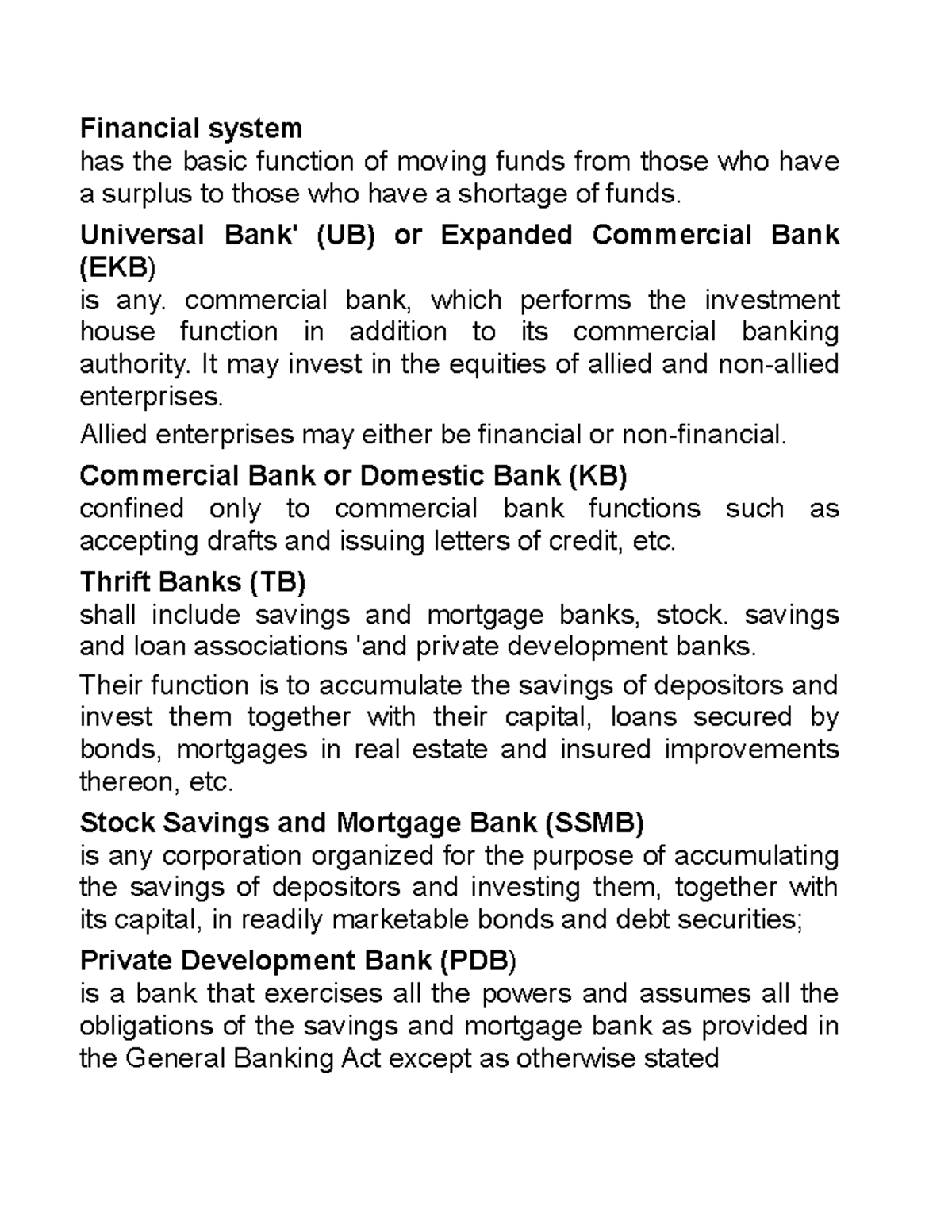 Financial System Financial System Has The Basic Function Of Moving